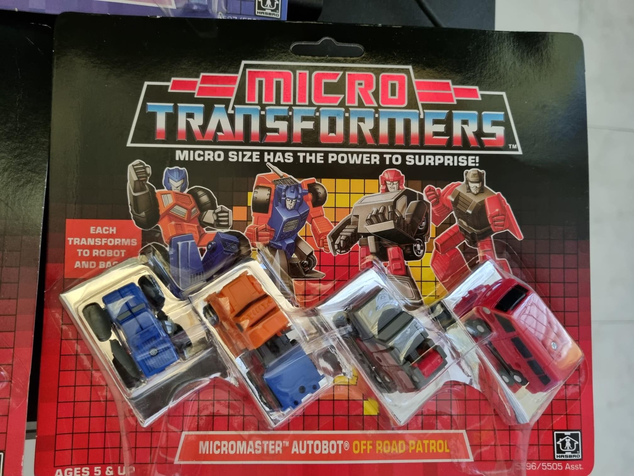 Hasbro Transformer MOSC G1 vintage Micromaster Race Car Off road and ...