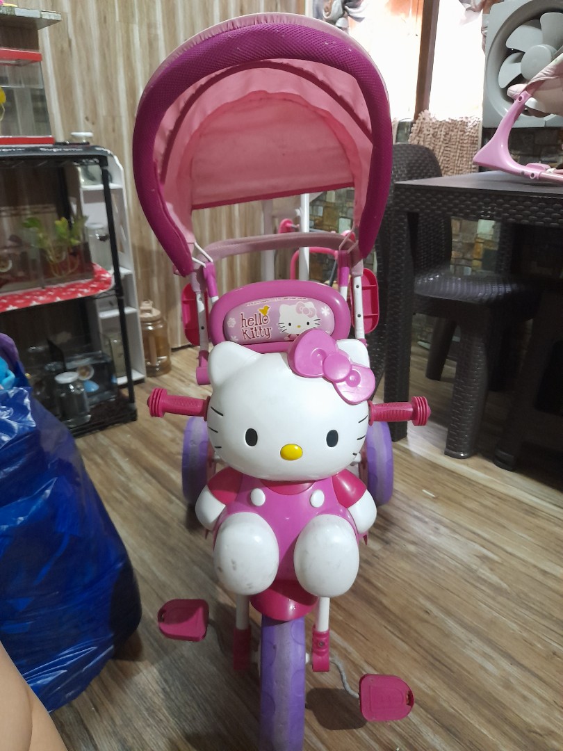 Hello kitty stroller bike, Babies & Kids, Going Out, Strollers on Carousell
