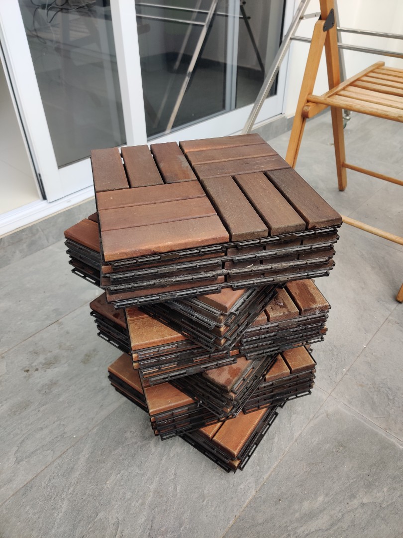 Ikea Runnen Tiles, Furniture & Home Living, Outdoor Furniture on Carousell