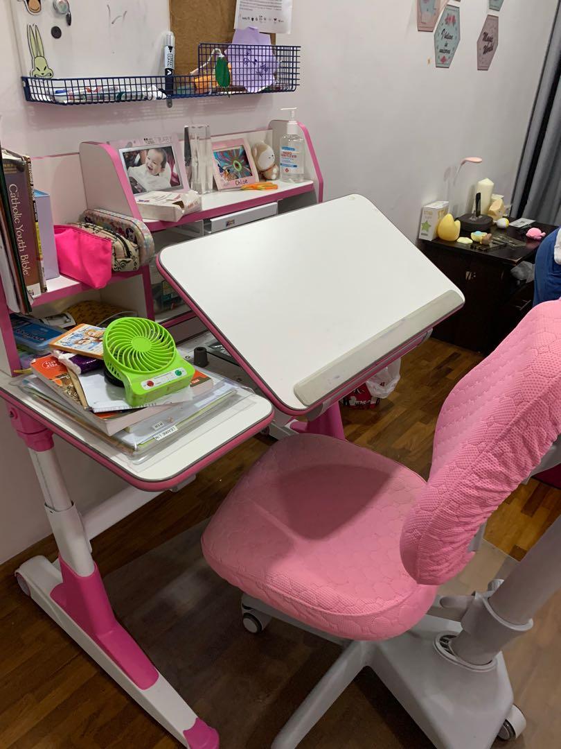 Impact Ergonomic Study Table and Chair, Furniture & Home Living ...