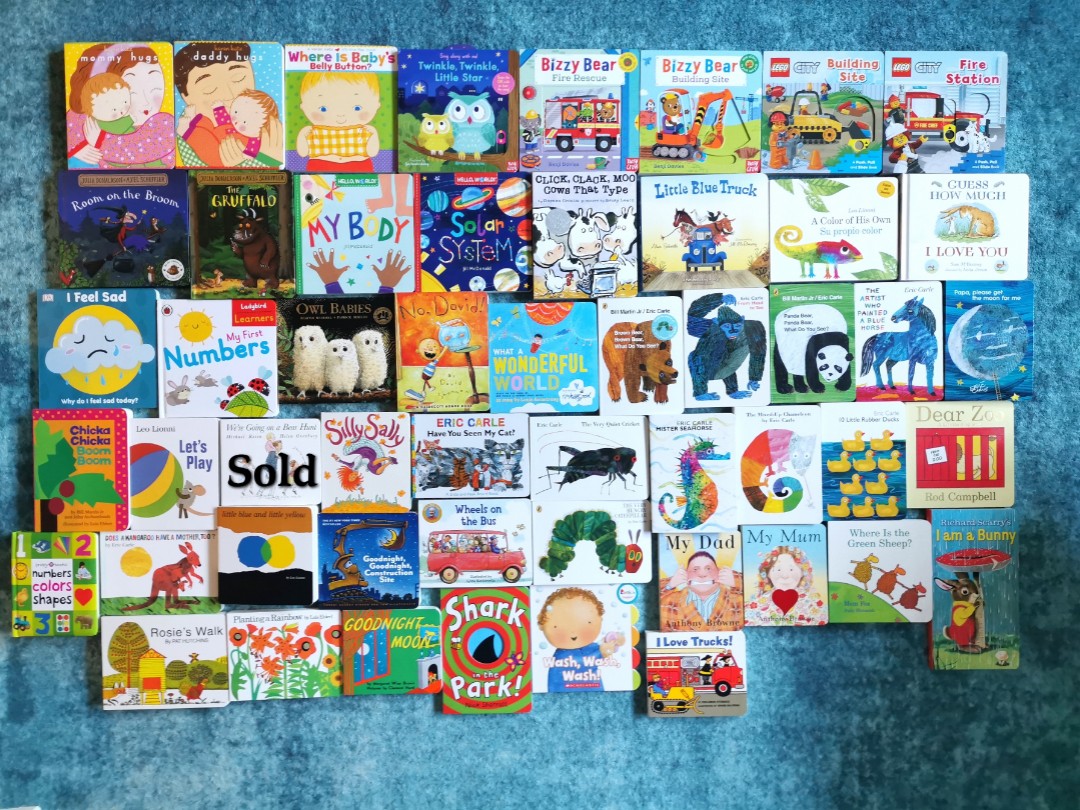 Kids book Toddler book Hard cover board book Eric Carle-Karen Katz-Leo ...