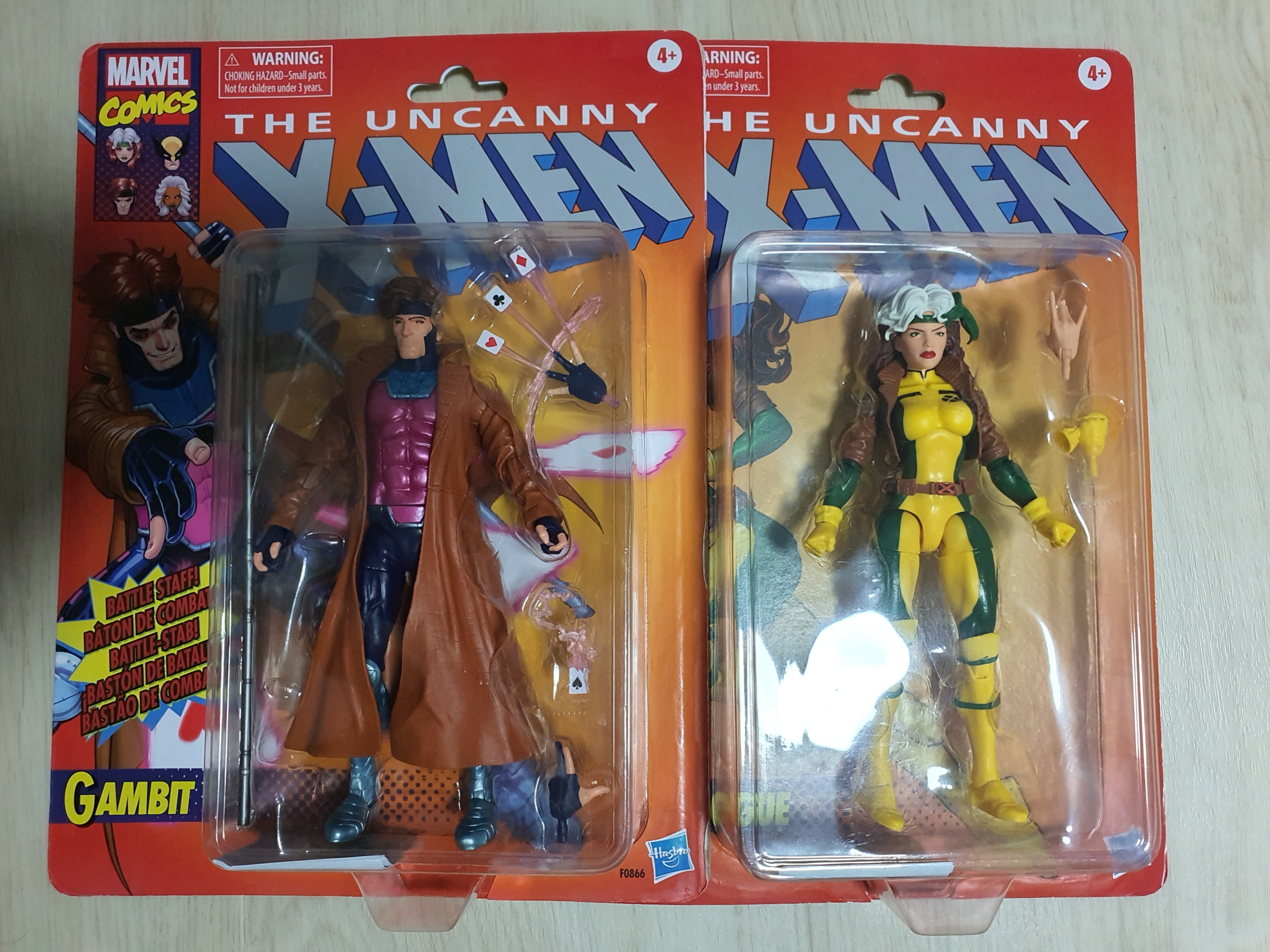 Marvel Legends Retro Gambit & Rogue Set, Hobbies & Toys, Toys & Games ...