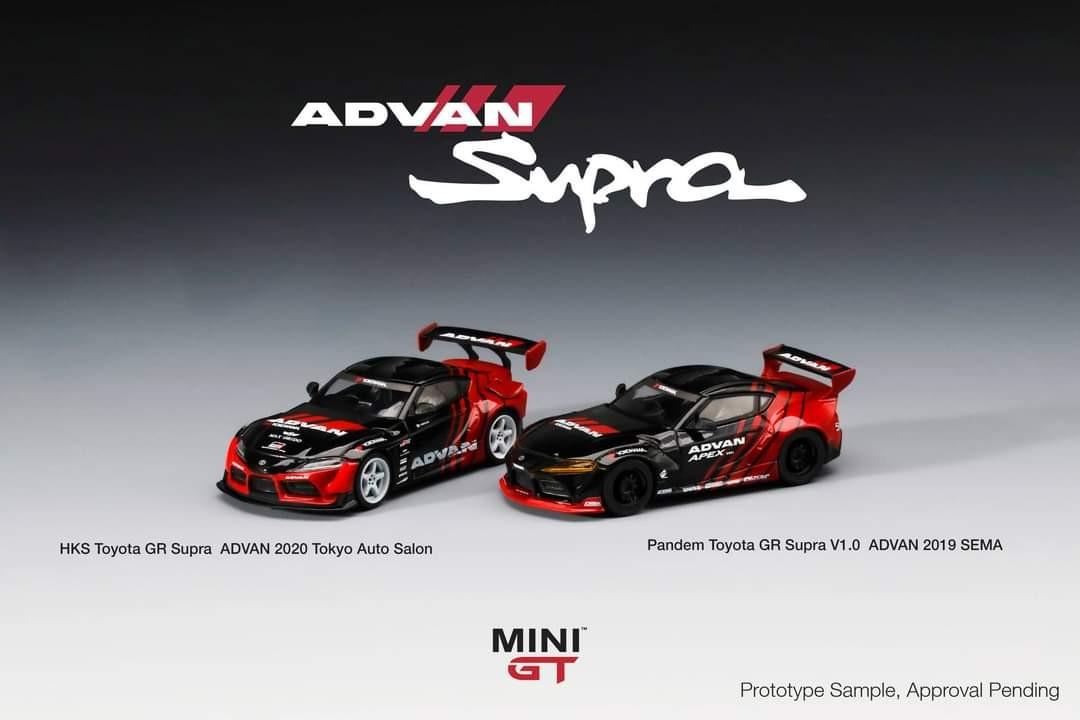 Mini GT Advan Supra 1/64, Hobbies & Toys, Toys & Games on Carousell