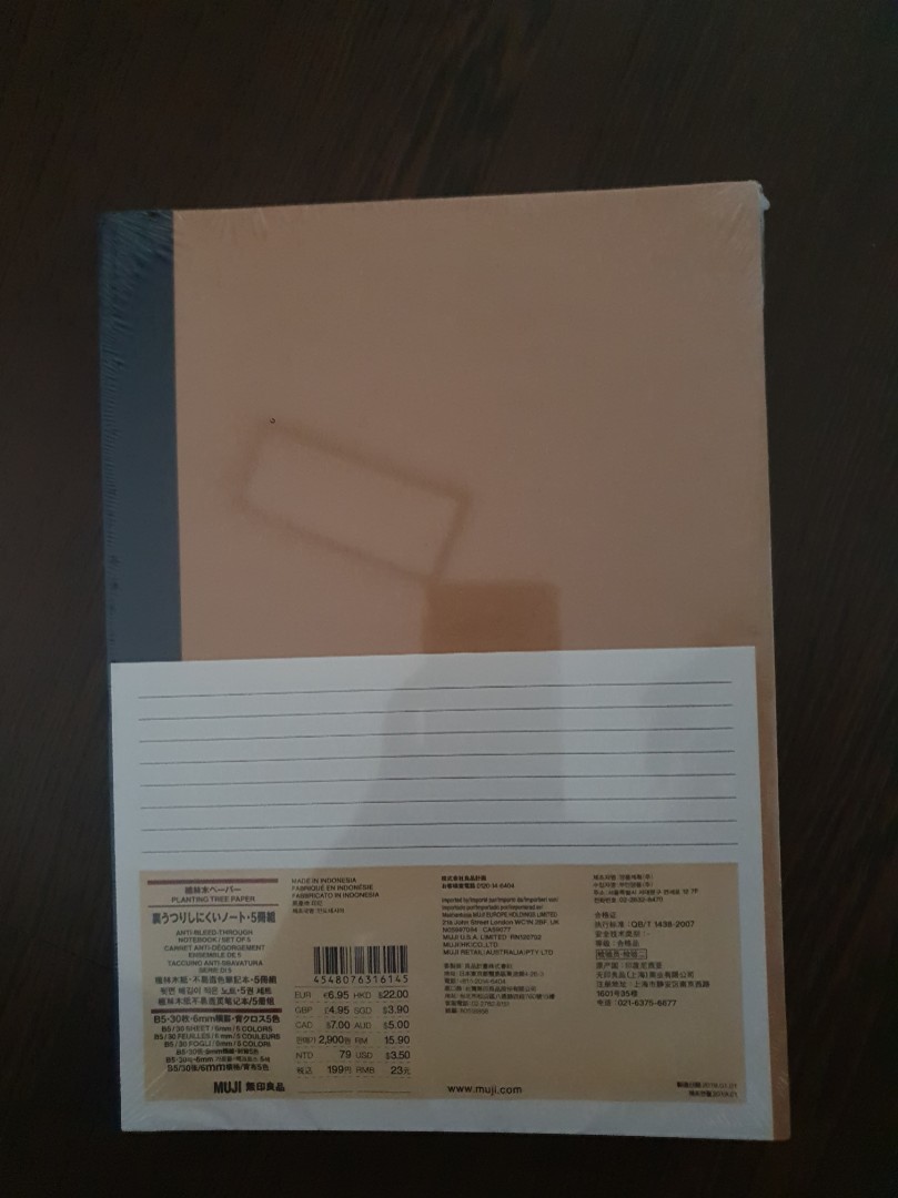 muji notebook lined set, Hobbies & Toys, Stationery & Craft, Stationery ...