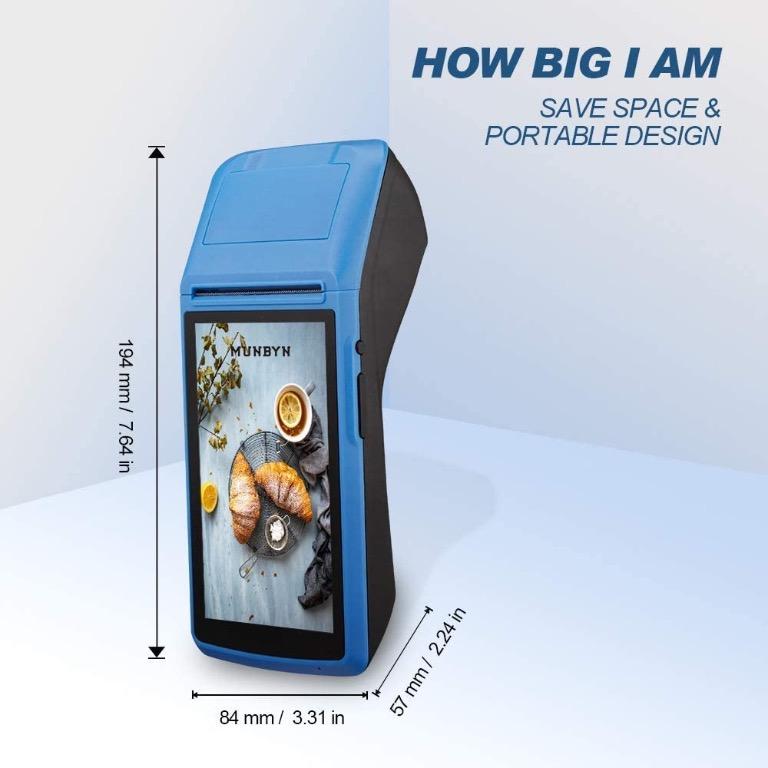MUNBYN Receipt Printer, Android Terminal Thermal Receipt Printer, POS ...
