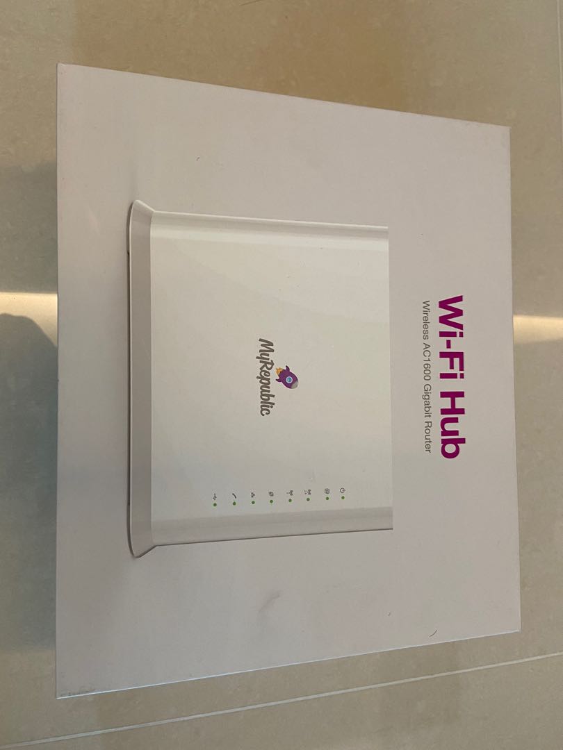MyRepublic Wi-FI Hub Wireless AC1600 Gigabit Router, Computers & Tech ...
