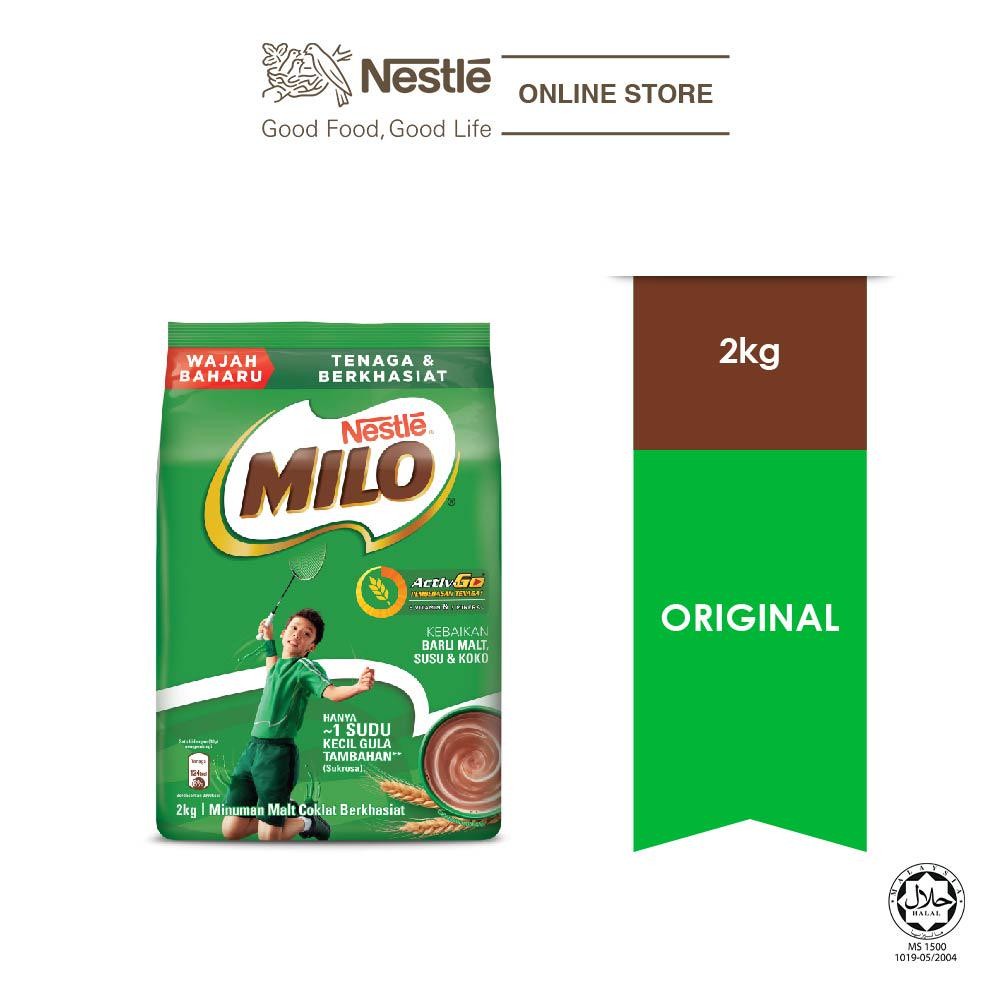 Nestle Milo Active Go Powder 2KG Pack, Food & Drinks, Beverages on ...