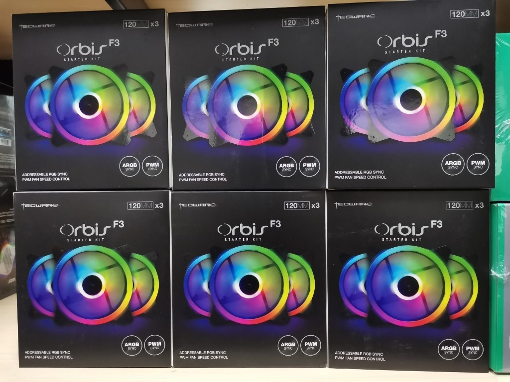 Orbis Fan F3, without hub, comes in 3 pack, Computers & Tech, Parts ...
