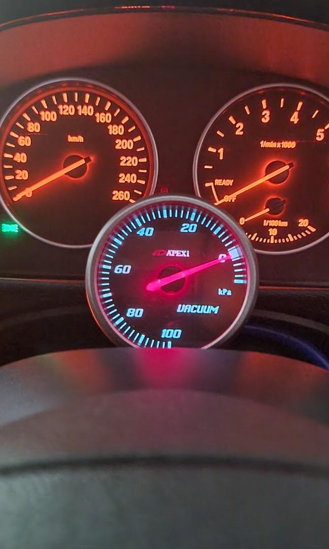 Original A'pexi EL2 Boost & Vacuum Gauge, Car Accessories, Accessories ...