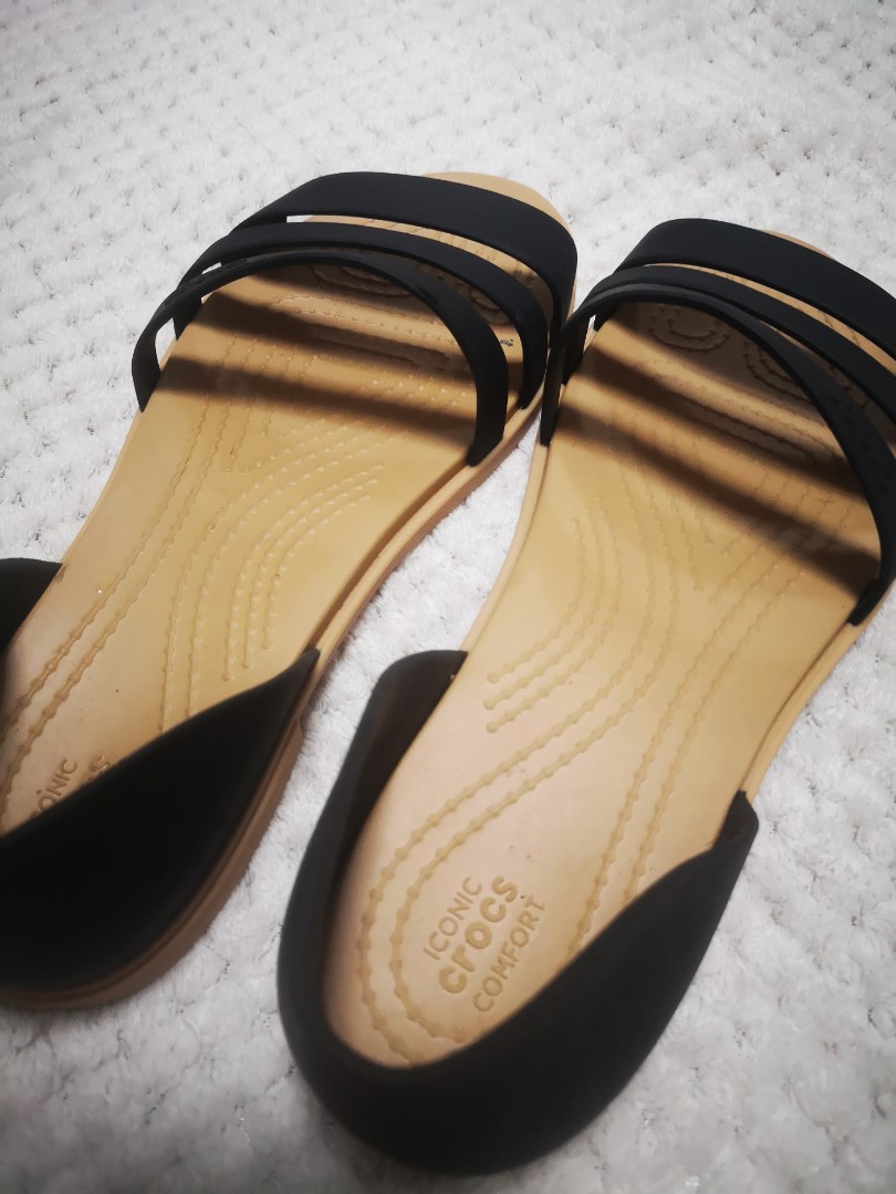 Crocs Iconic Comfort Sandals/Flats, Women's Fashion, Footwear, Sandals ...