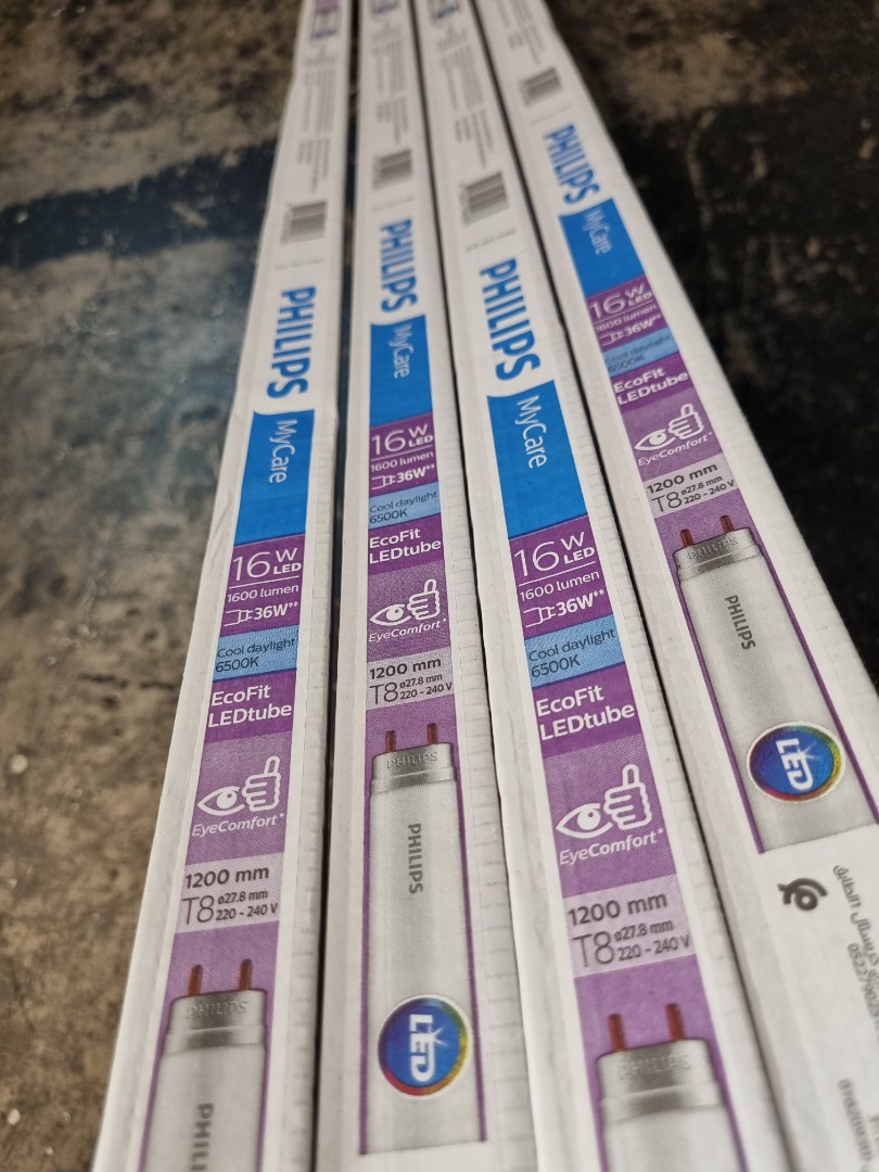 Philips 16W led T8 tube/4ft Eco fit led tube replace fluorescent ...