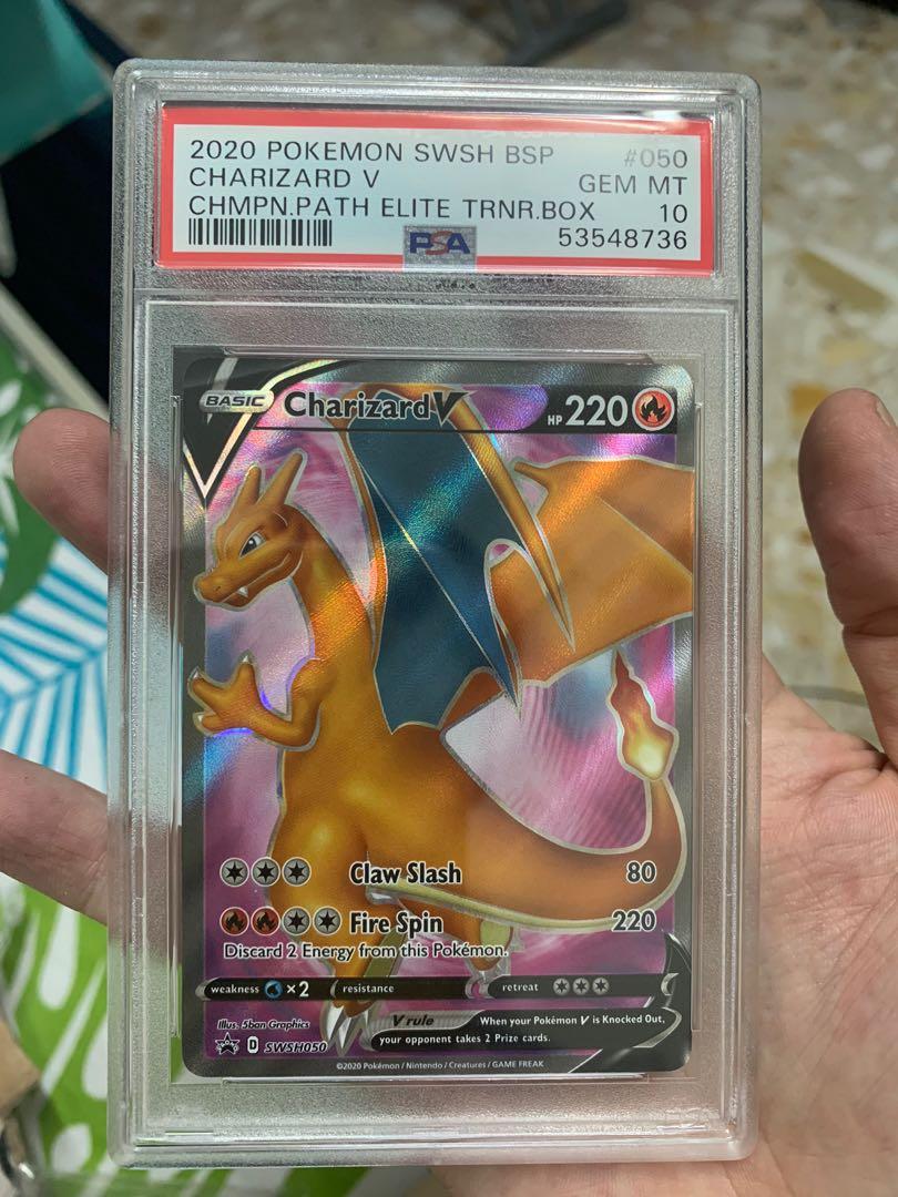 Pokemon TCG: Charizard V Promo PSA 10, Hobbies & Toys, Toys & Games on ...
