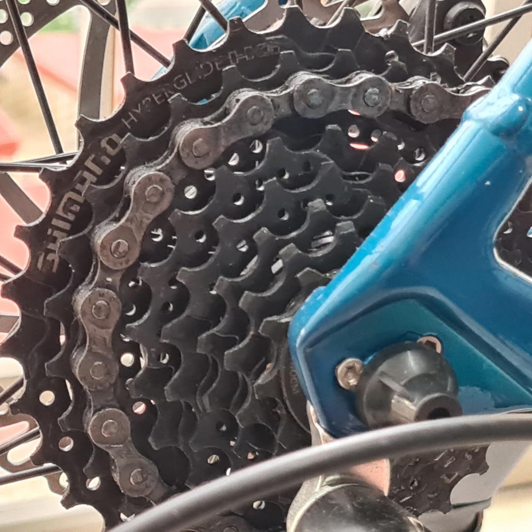 Hybrid Bike - Polygon Path 2 with rear rack and phone holder, Sports ...