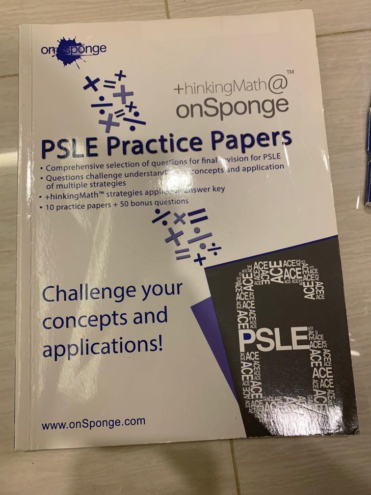 PSLE Practice Papers Onsponge, Hobbies & Toys, Books & Magazines ...
