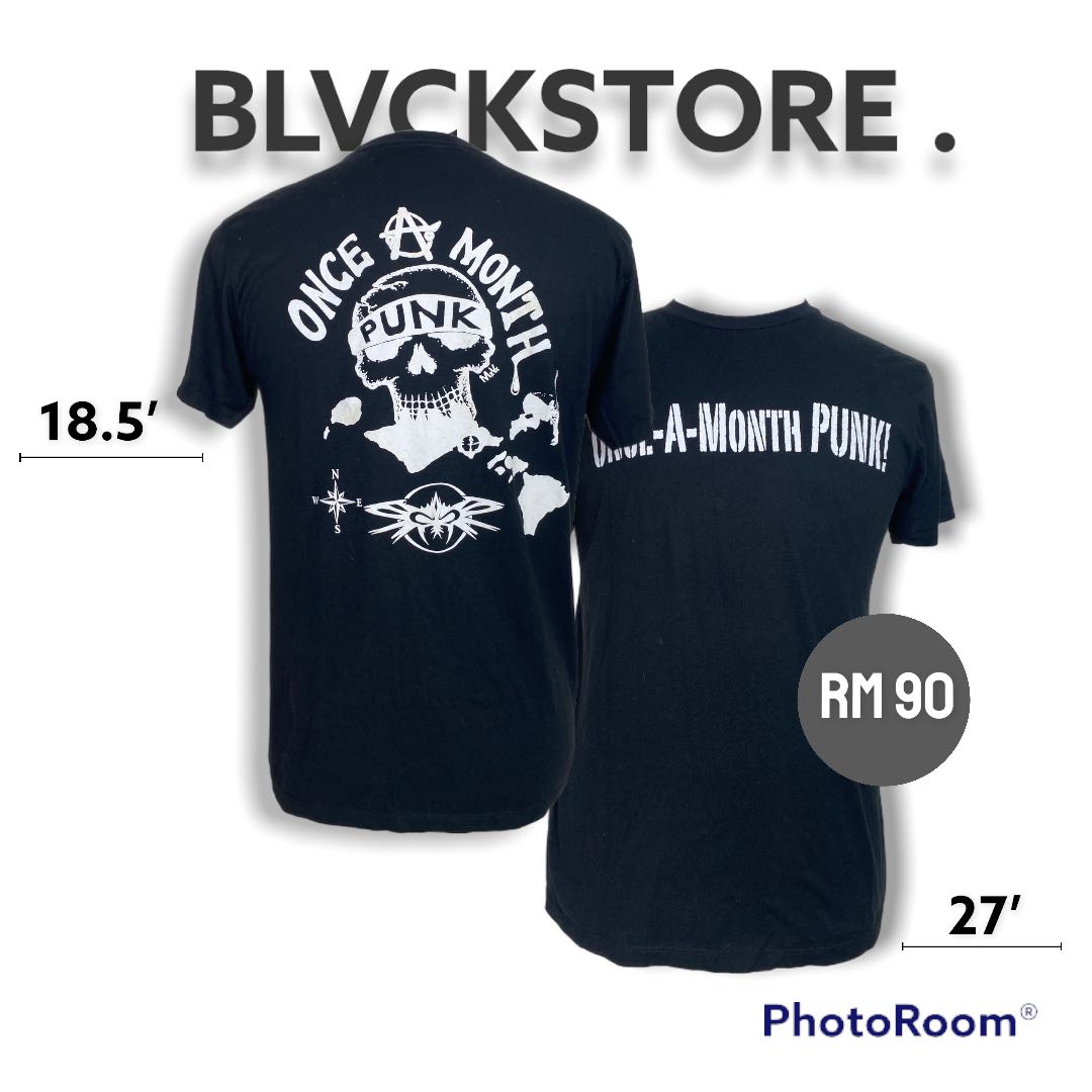 RARE💥 ONCE MONTH A PUNK COMPILATION PUNK EVENT AND ALBUM, Men's Fashion ...