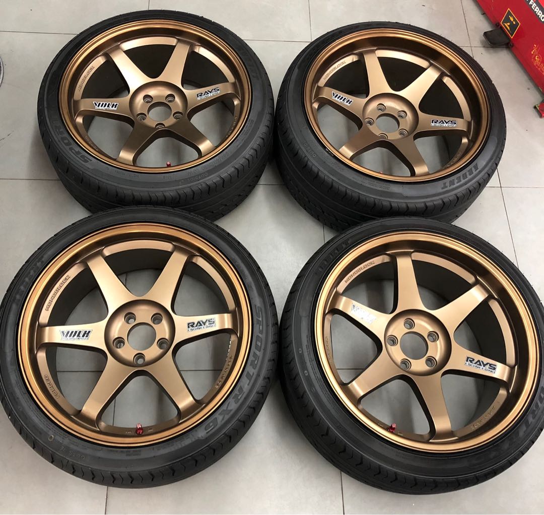 Rim TE37 THAILAND 20 inci x70 alphard vellfire, Auto Accessories on ...