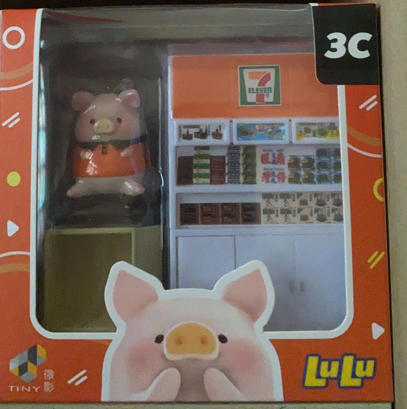 [PopMart/52Toys Seven-Eleven 711 X LuLu Pig 露露猪], Hobbies & Toys, Toys & Games on Carousell