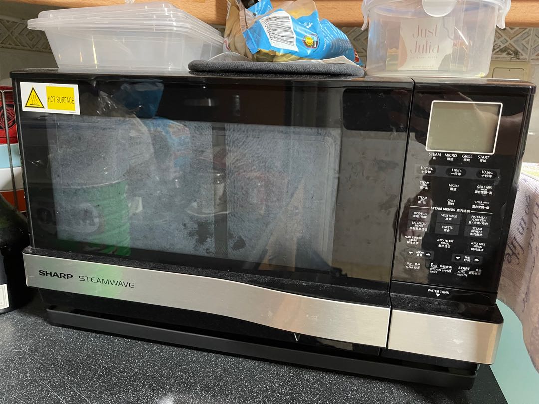 SHARP STEAMWAVE. M/W oven w steaming function, TV & Home Appliances ...