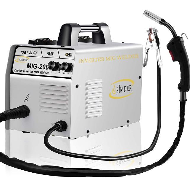 Simder MIG-200 | Digital Inverter MIG Welder, Furniture & Home Living ...
