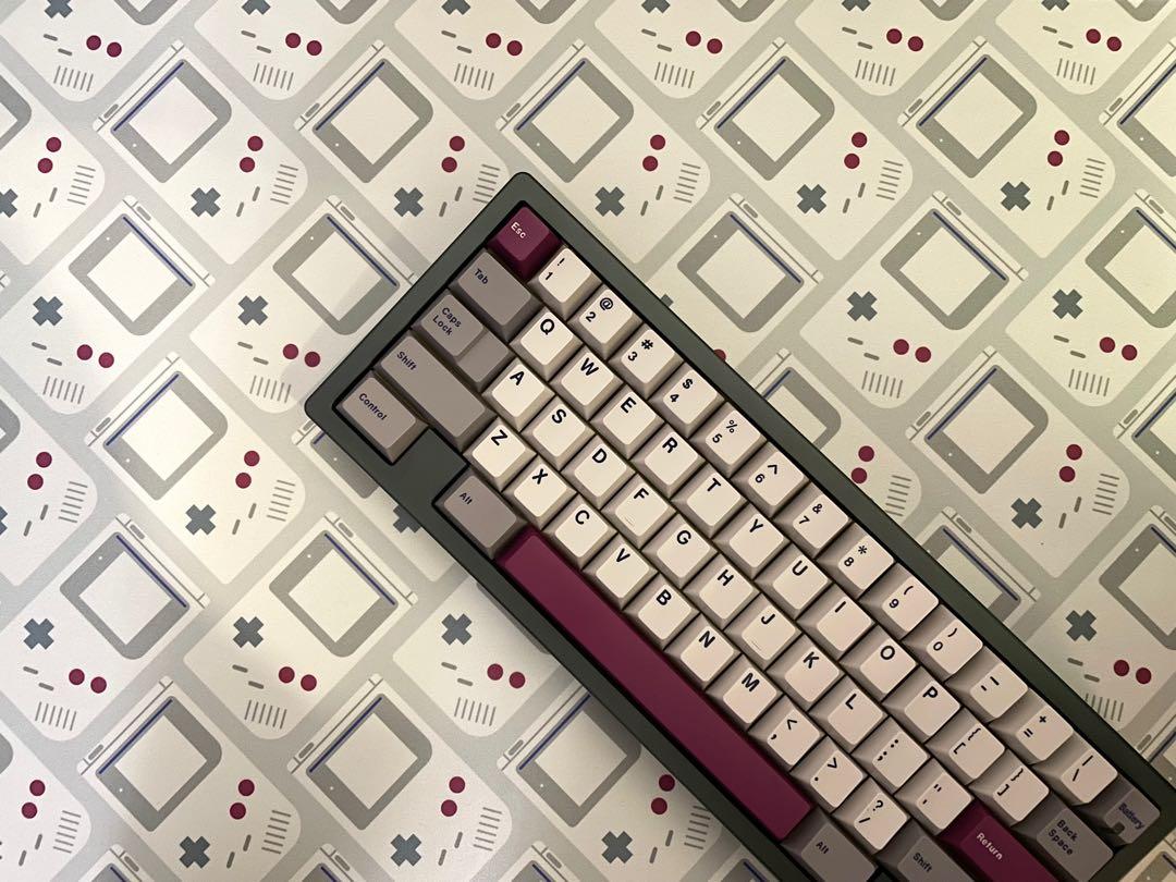 Squid 60 custom mechanical keyboard grey wkl layout gmk keycap not ...