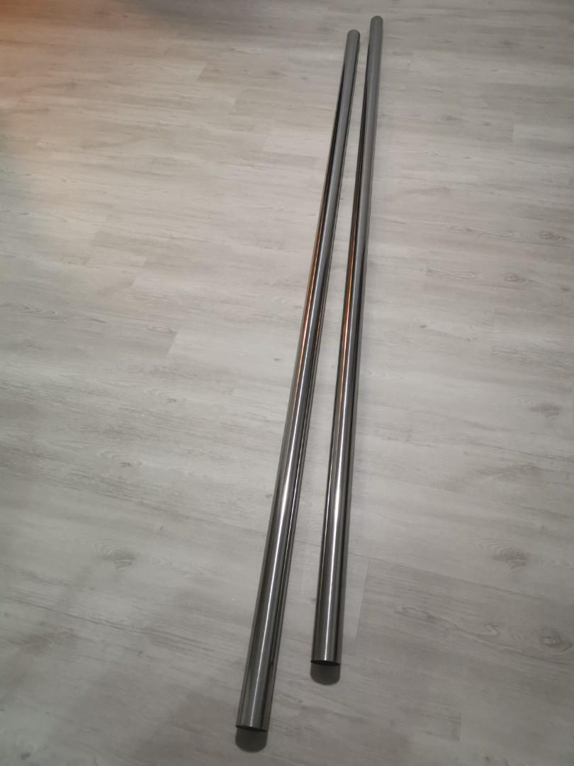 Steel rods 2.3m, Furniture & Home Living, Home Improvement ...