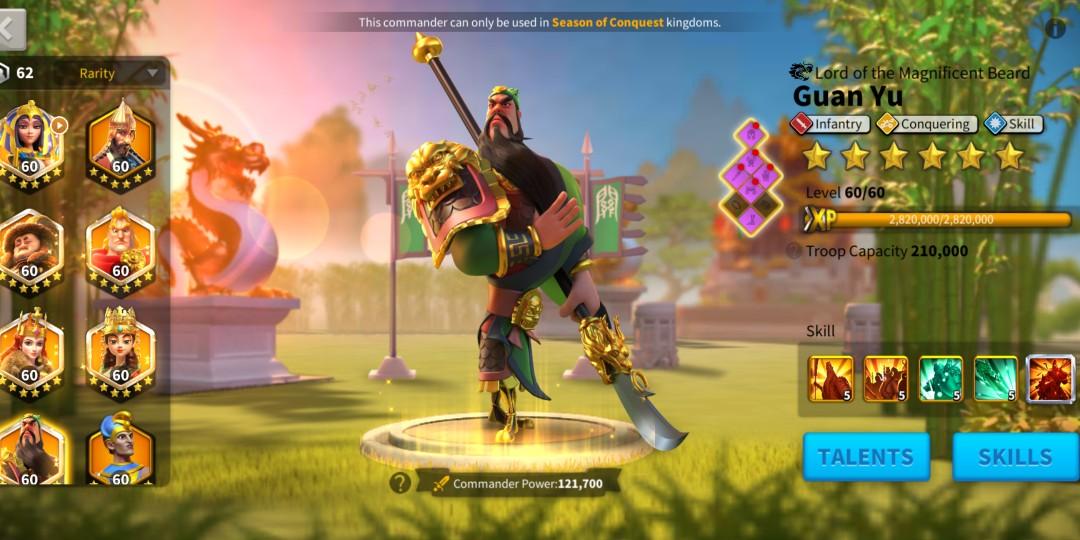 T5 80M Rise of kingdoms (Rok) account, Video Gaming, Gaming Accessories ...