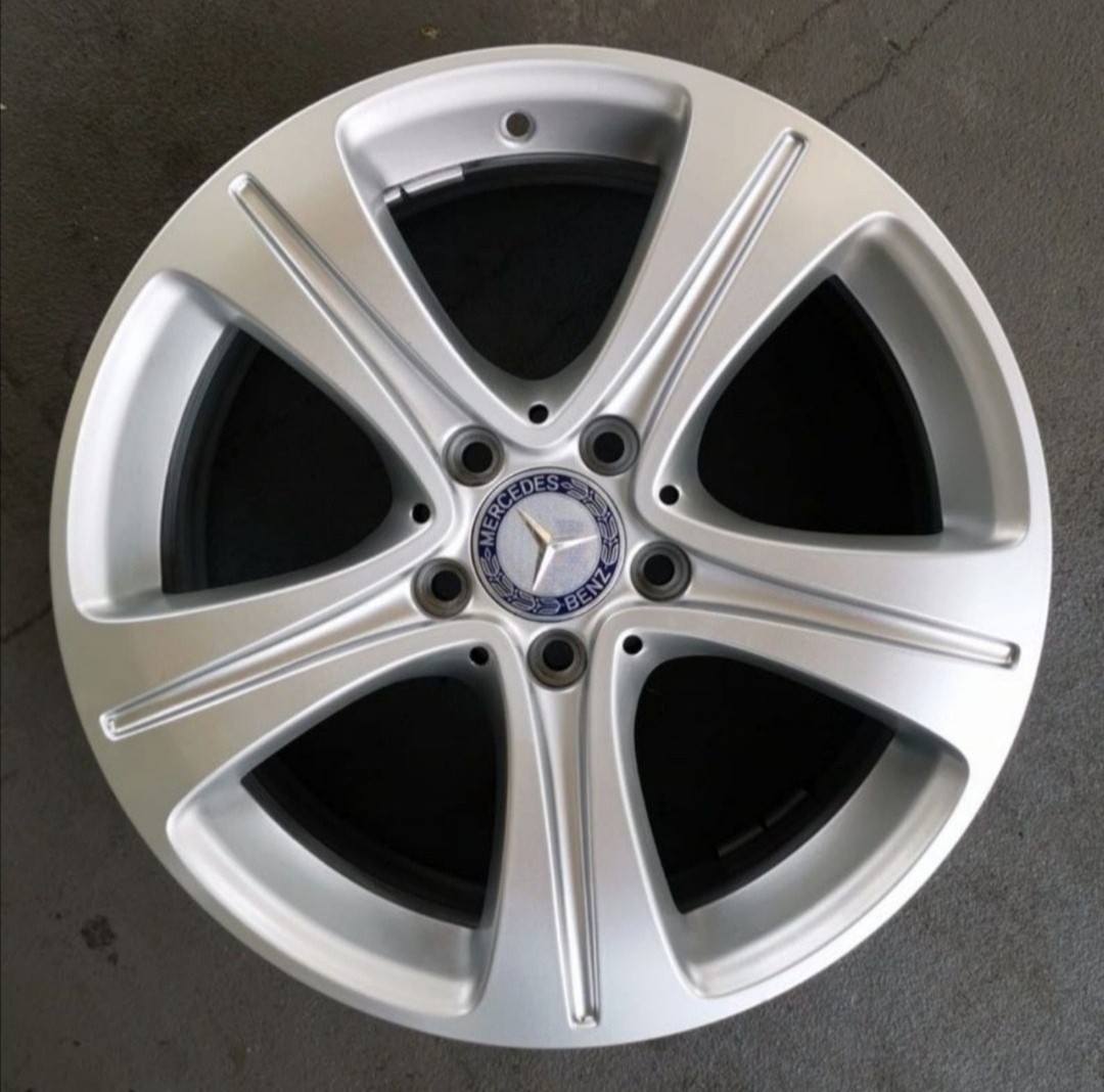 Used 18" Original Mercedes Rims, Car Accessories, Tyres & Rims on Carousell