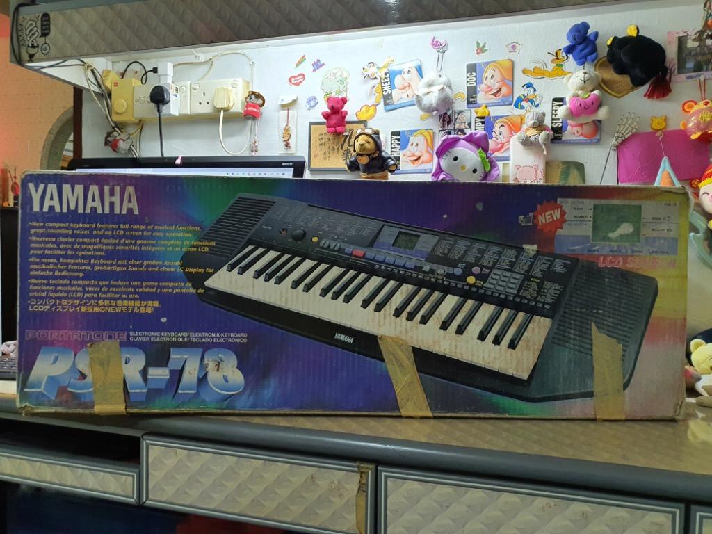 Yamaha PSR-78 Keyboard, Hobbies & Toys, Music & Media, Musical Instruments on Carousell