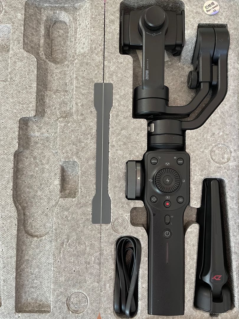 ZHIYUN Smooth 4 3-Axis Handheld Gimbal Stabilizer With Zoom And Focus Wheel, Photography ...