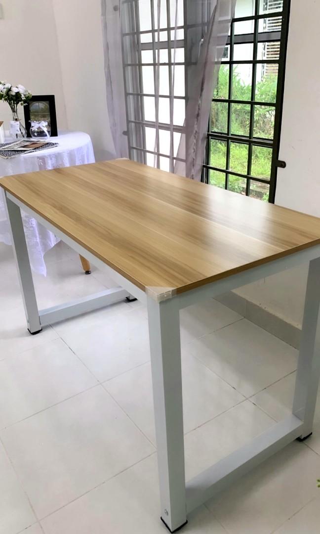 120cm x 60cm x 73cm Computer Table Study Table Dining Table Solid Table ...