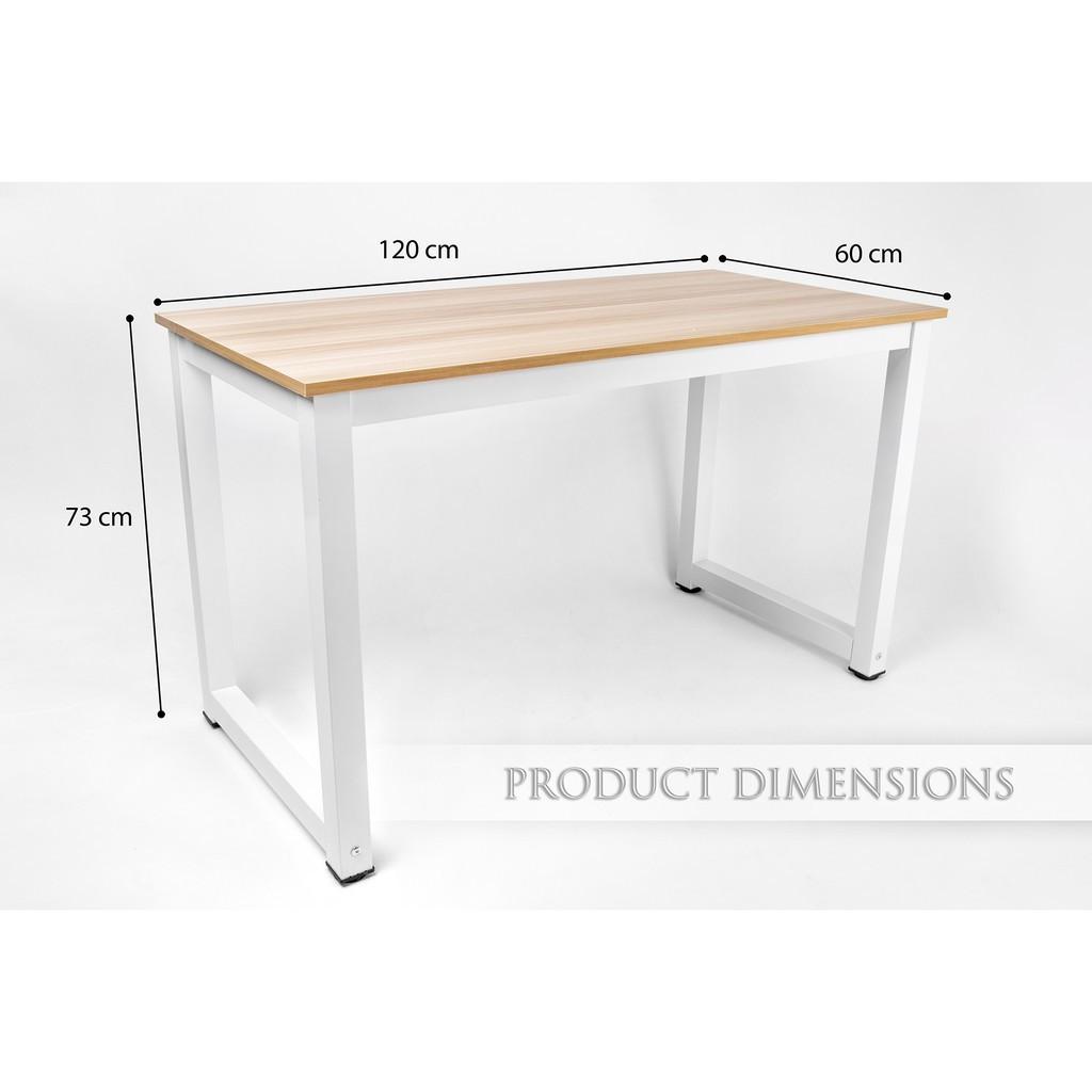 120cm x 60cm x 73cm Computer Table Study Table Dining Table Solid Table ...