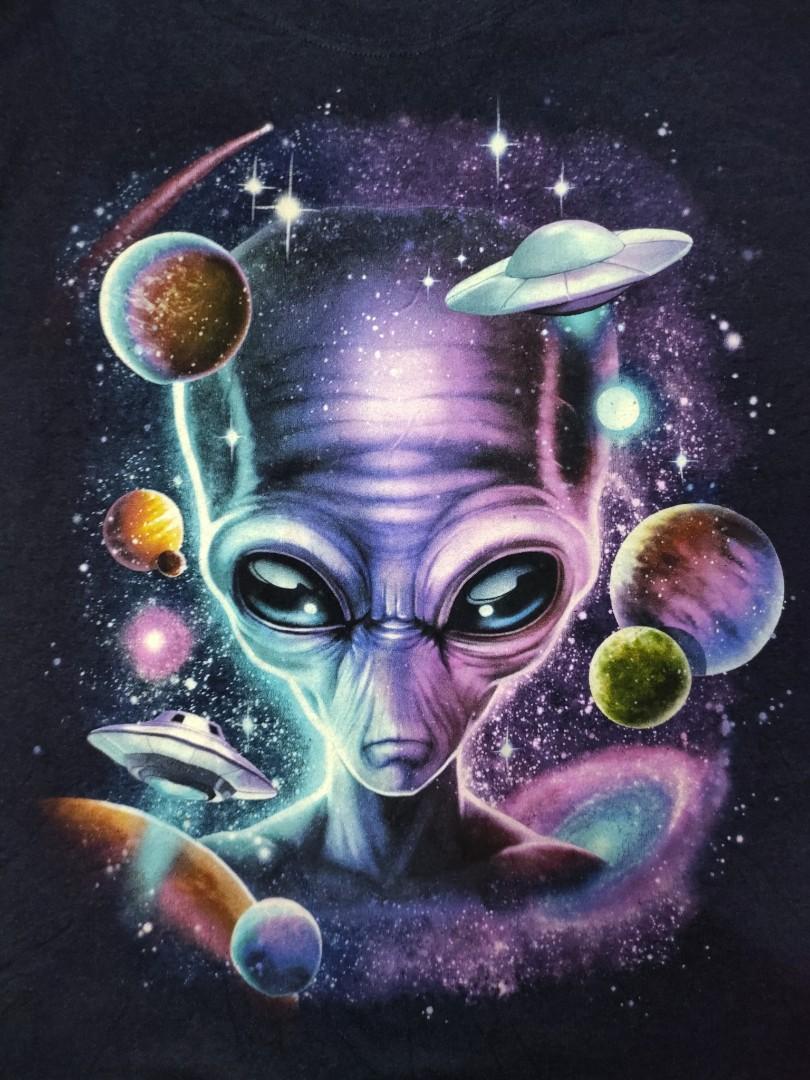 (23) ALIEN, Men's Fashion, Tops & Sets, Tshirts & Polo Shirts on Carousell