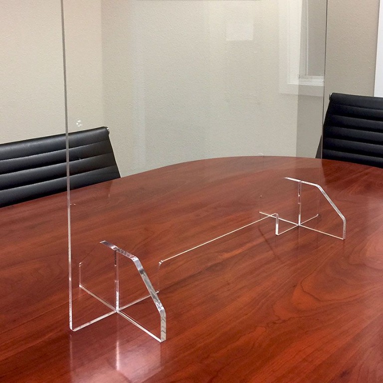 ACRYLIC CLEAR GLASS OFFICE PARTITIONS, Furniture & Home Living, Office ...