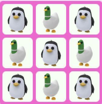 ADOPT ME PENGUIN & SILLY DUCK, Video Gaming, Gaming Accessories, In ...
