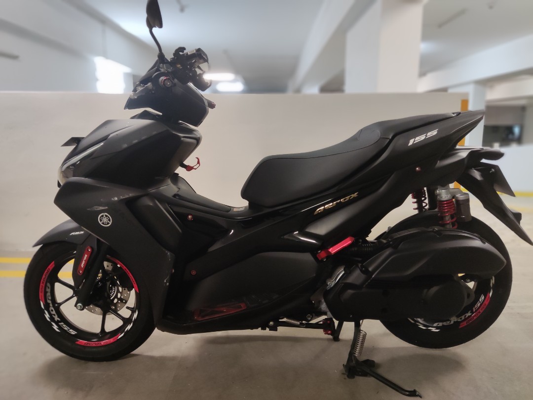 Aerox V2 Coverset stock, Motorcycles, Motorcycle Accessories on Carousell