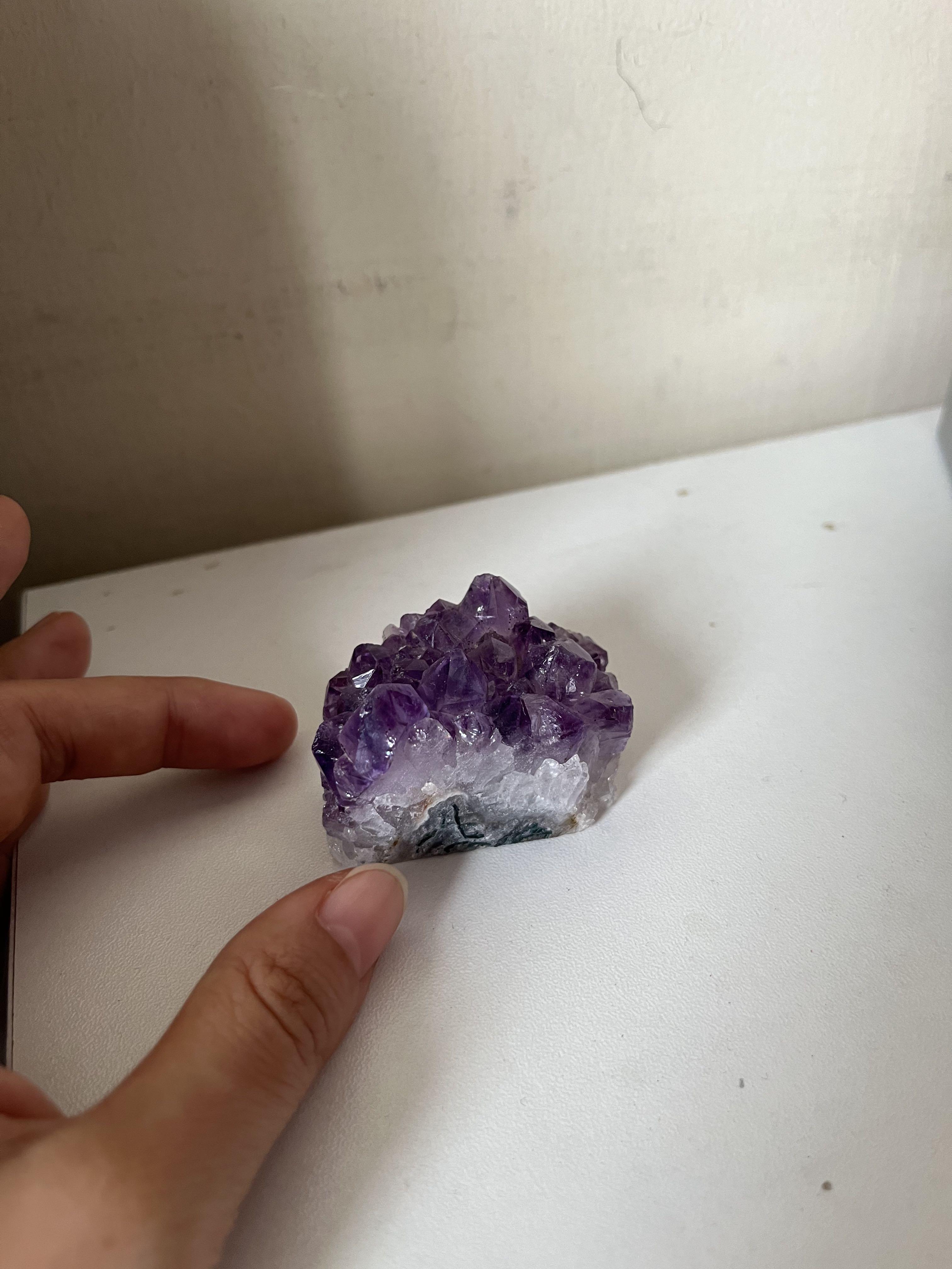 Amethyst block, Women's Fashion, Jewelry & Organisers, Precious Stones ...