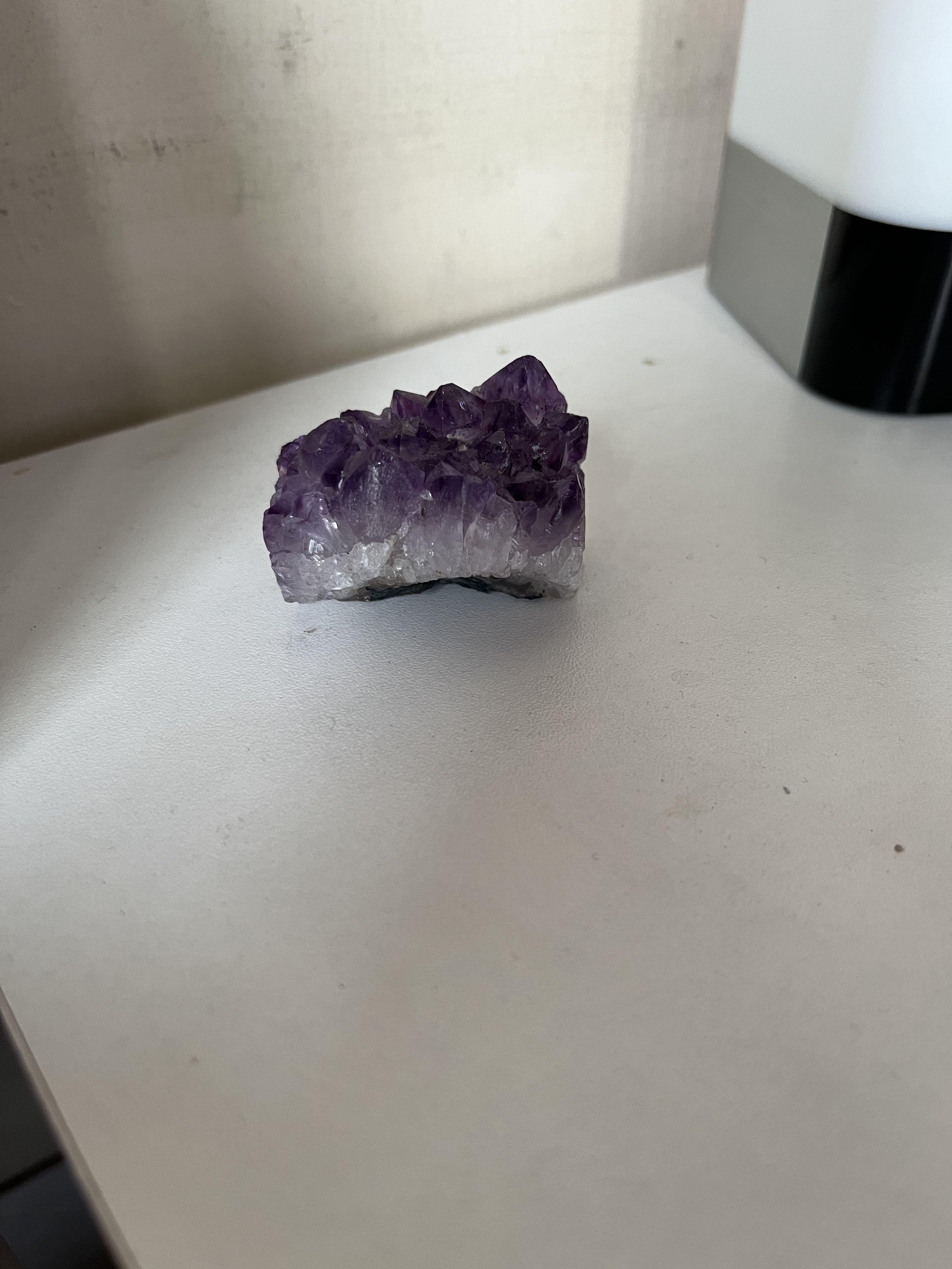 Amethyst block, Women's Fashion, Jewelry & Organisers, Precious Stones ...