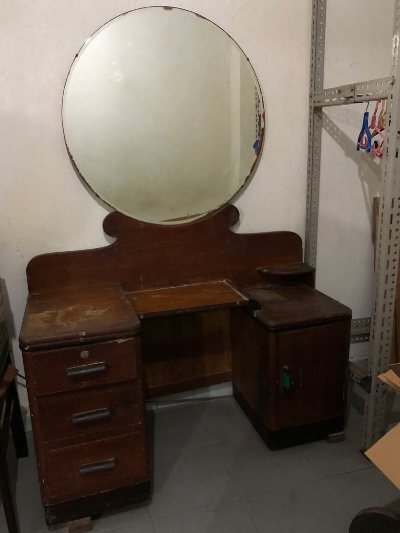 Antique dressing table, Furniture & Home Living, Furniture, Other Home ...