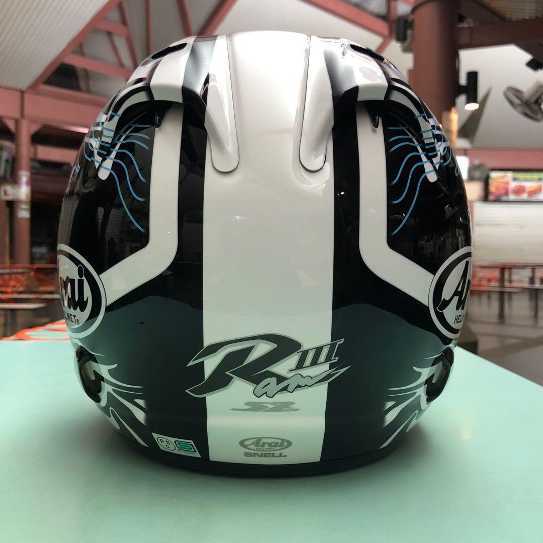 Arai Riptide Blue, Motorcycles, Motorcycle Apparel on Carousell