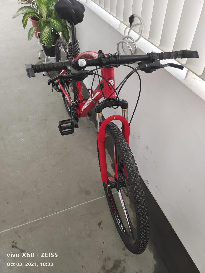 Begasso Python series (Red) 26inch, Sports Equipment, Bicycles & Parts ...