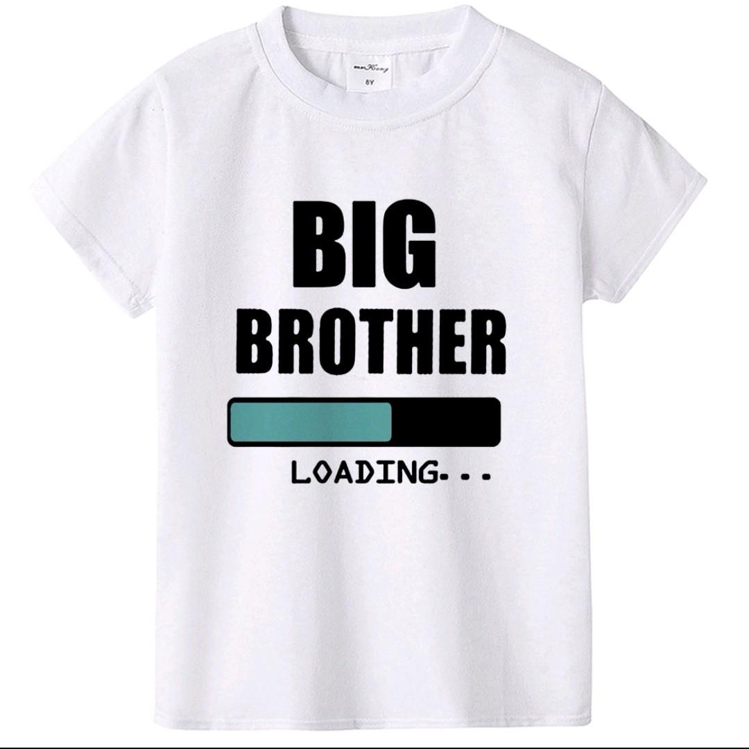 Big Brother Loading Tshirt, Babies & Kids, Babies & Kids Fashion on ...