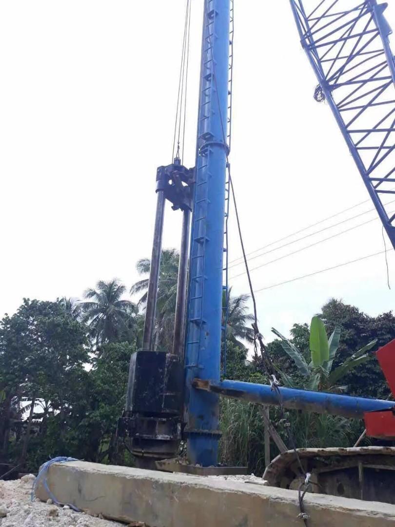 Brand new Diesel pile hammer with 24meter leader diesel hammer ...