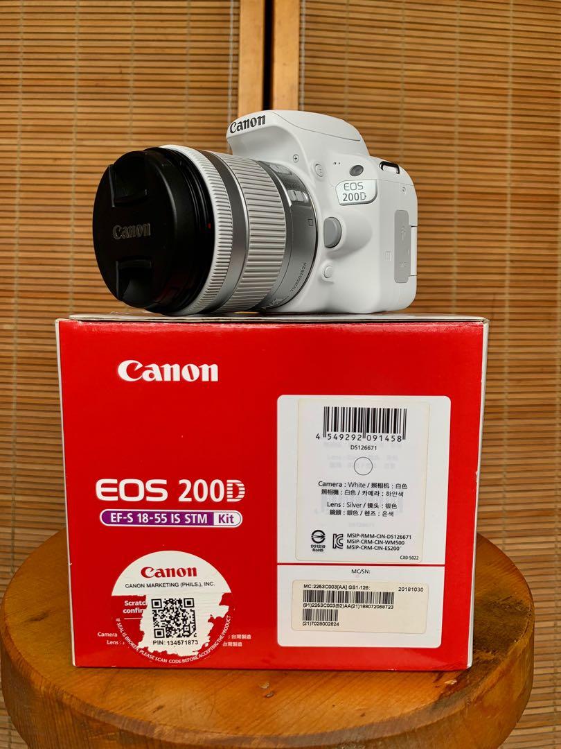 Canon 200D body kit, Photography, Cameras on Carousell
