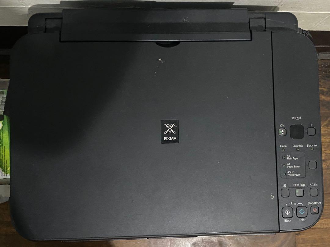 Canon Pixma MP287 3 in 1 printer scanner photocopy, Computers & Tech ...