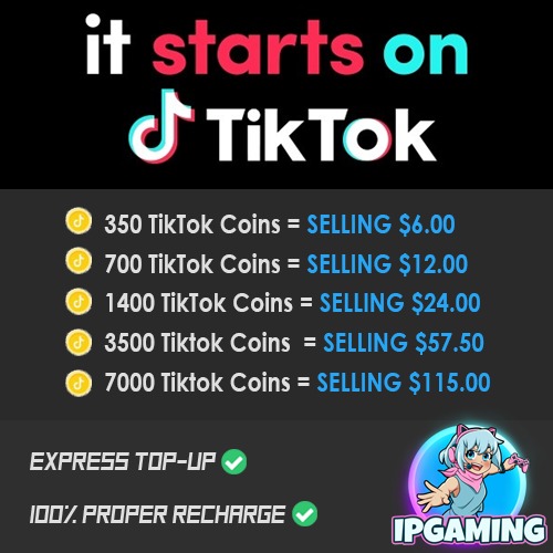 Tik Tok Coins [CHEAPEST], Video Gaming, Video Games, Others on Carousell