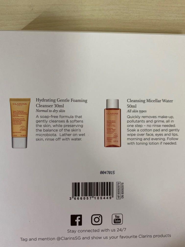 Clarins Sample set, Beauty & Personal Care, Face, Face Care on Carousell