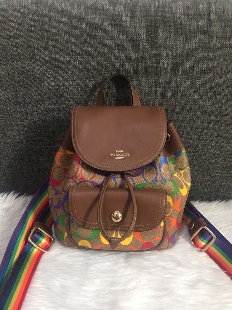 Coach pennie pride backpack, Women's Fashion, Bags & Wallets, Backpacks ...