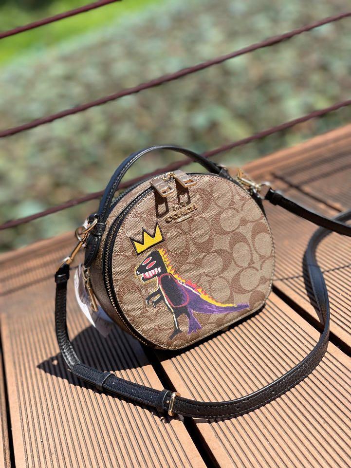 Coach X Jean Michel Basquiat Canteen Crossbody In Signature Canvas ...