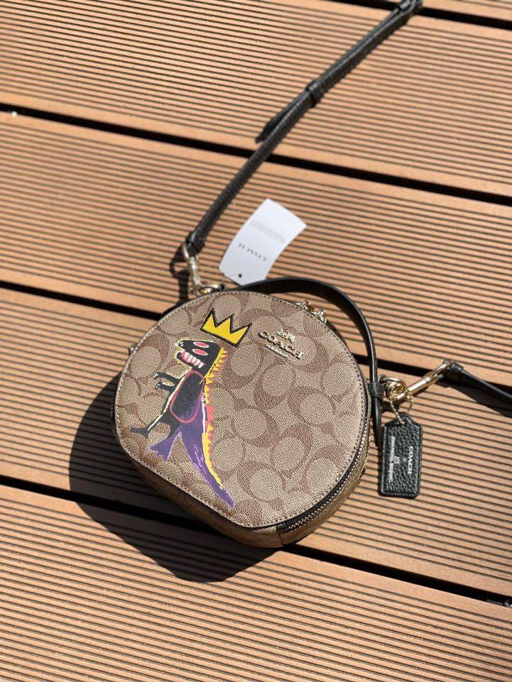 Coach X Jean Michel Basquiat Canteen Crossbody In Signature Canvas ...