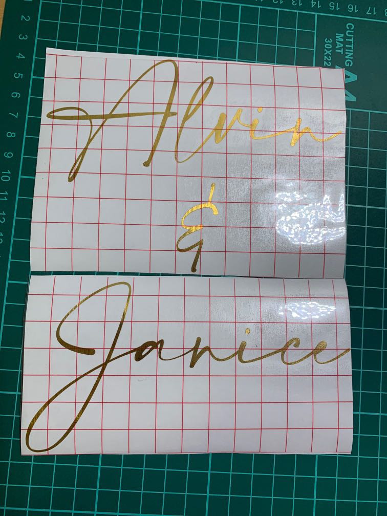 Customised names stickers for wedding , Hobbies & Toys, Stationery ...